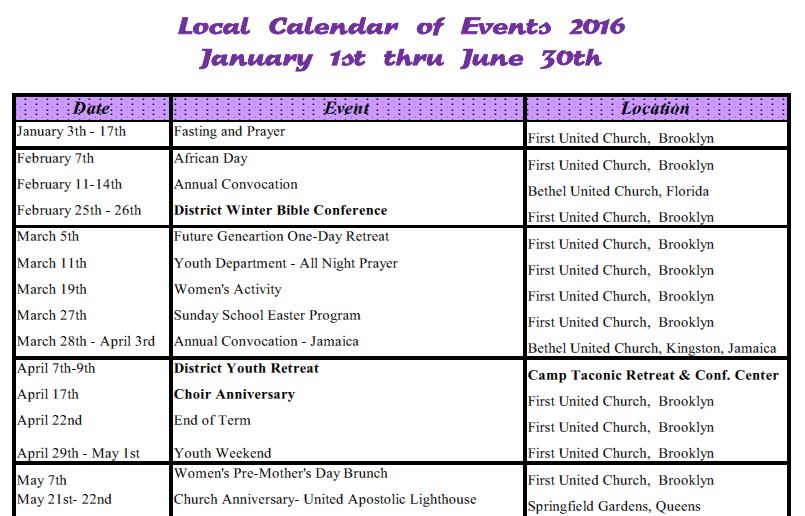 First United Church of Jesus Christ Apostolic – Propagating The Gospel ...